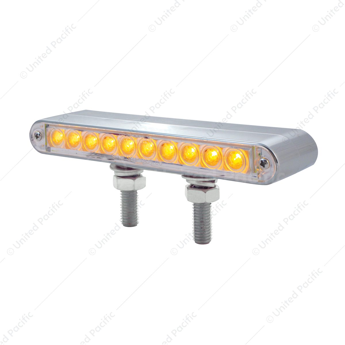 truck.upauto.com: 20 LED 6-1/2" Double Face Light Bar - Amber & Red LED ...